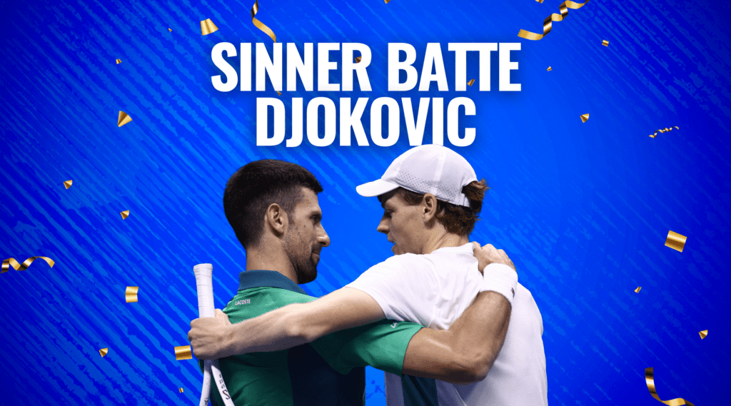 Sinner batte per la prima volta Djokovic alle Nitto ATP Finals - Bobet News