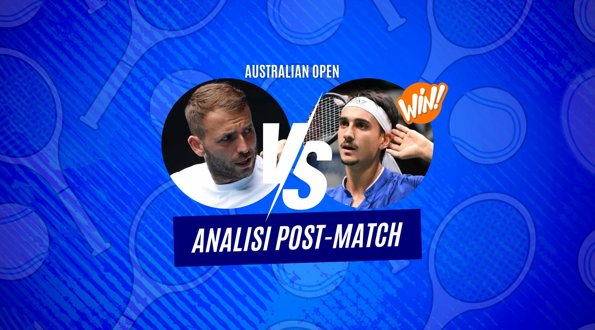 Sonego batte Evans dopo 44 games. Pronostico centrato